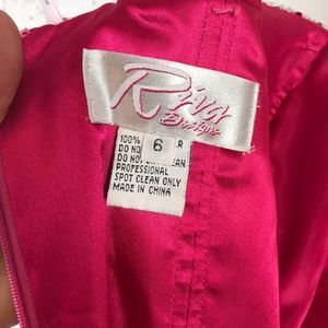 Riva Designs | Dresses | Riva Designs Fuscia Pink Beaded Chiffon Prom ...